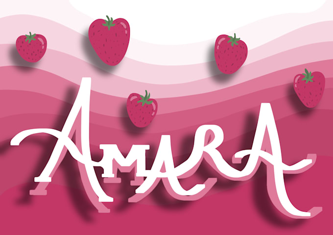 Create a custom name design with illustrations by Patternthing | Fiverr