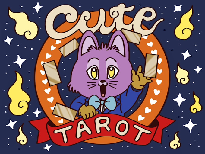 Design a cute tarot card for you by Gabifranz | Fiverr