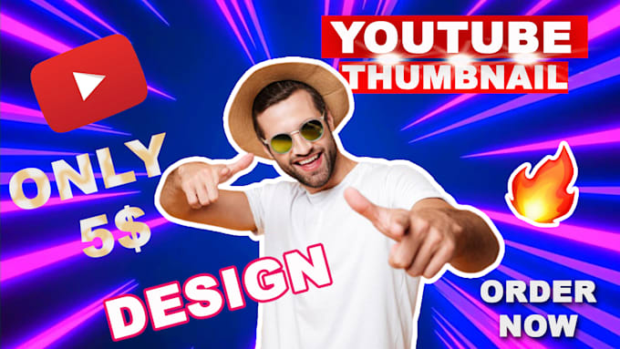 Design an insane thumbnail by Theaoufi | Fiverr