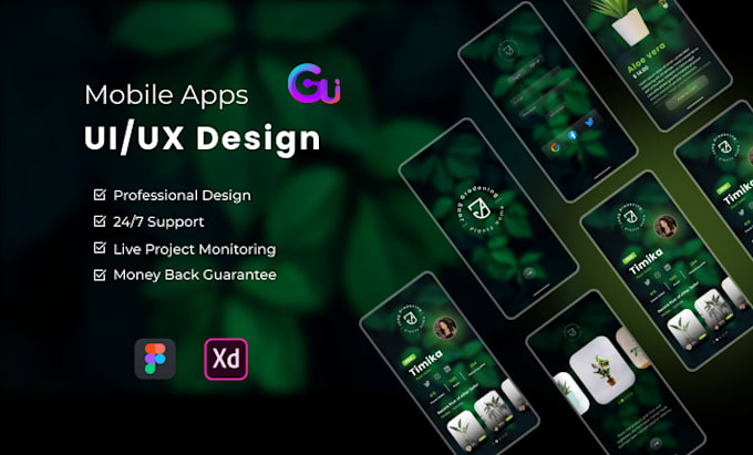 Create userfriendly mobile app ui design by Grafixui | Fiverr
