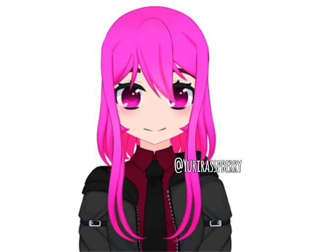 Make a female vtuber png image for you by Yurirasspberry | Fiverr