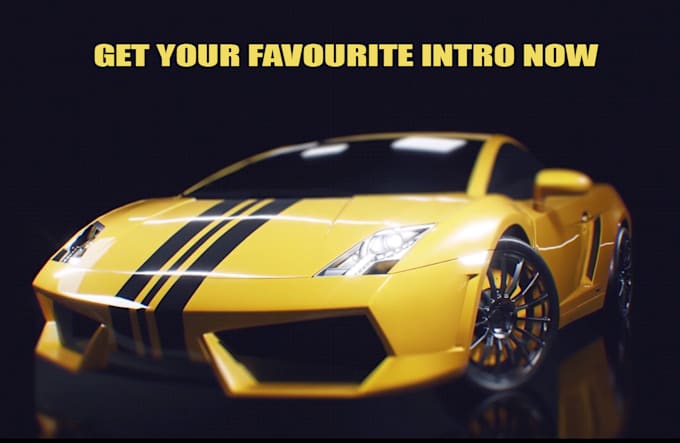 Create epic car intro logo animation video by Teamdiamonds | Fiverr