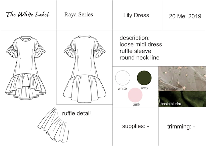 Make technical drawing for fahion product by Zahidahaibah | Fiverr