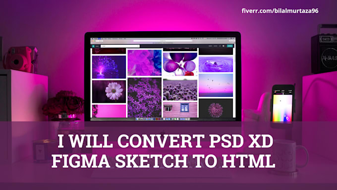 Convert psd to html figma to html xd to html sketch to html by ...