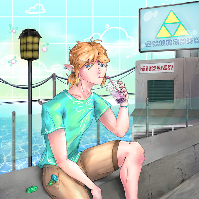 Make an anime fanart by Graphcat_ | Fiverr
