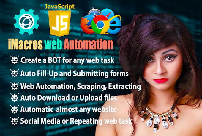 Create imacros javascript web browser automation bot by Unique_choices ...