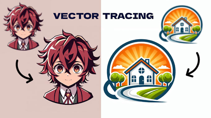 Enhance your designs vector tracing, redesign by Edwinlj | Fiverr