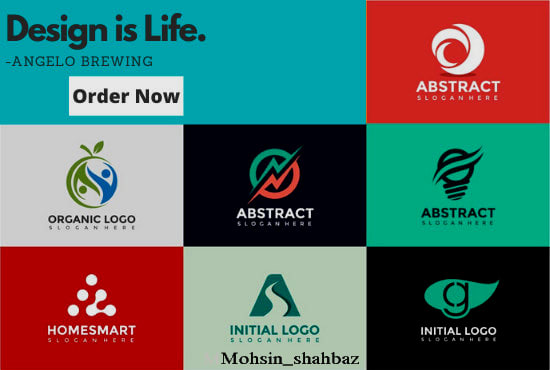 Create abstract and minimalist logo design by Mohsin_shahbaz | Fiverr