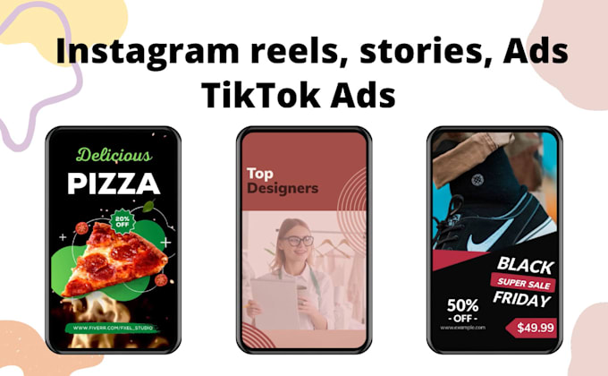 Create professional instagram reels, ads or tik toks by Fxel_studio | Fiverr