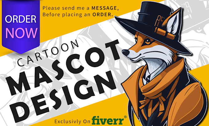 Create mascot logo character design for custom and professional ...