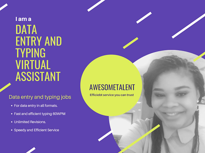 Be your virtual assistant for data entry and typing jobs by ...