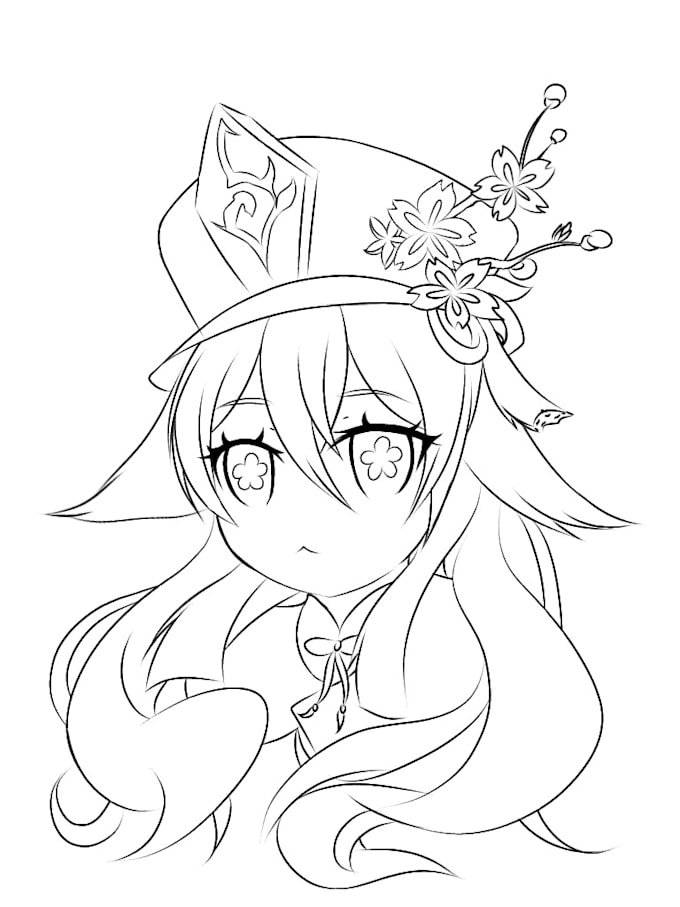 Draw you some line art for your characters by Chituna | Fiverr