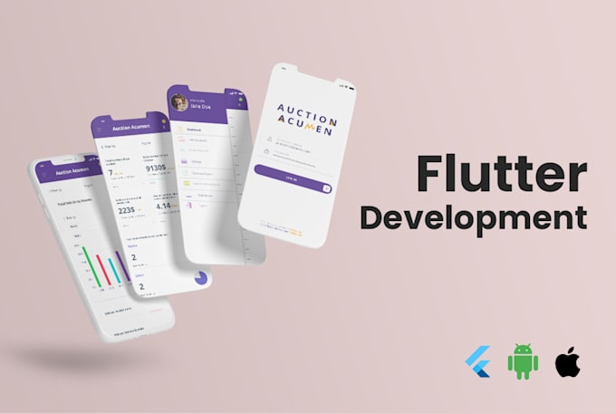 Be your dedicated flutter developer by Ahmad_bilalk | Fiverr