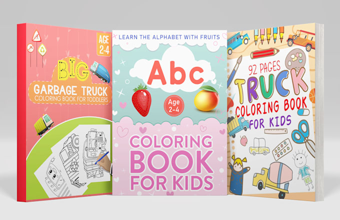 Create amazing stylish amazon kdp book cover design and low content ...