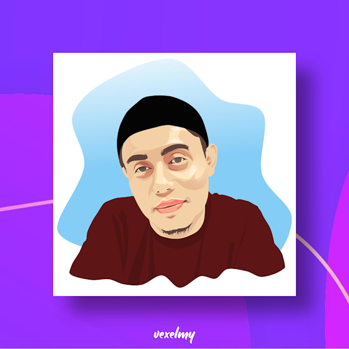 Cartoon your face and make digital portrait by Vexelmy | Fiverr
