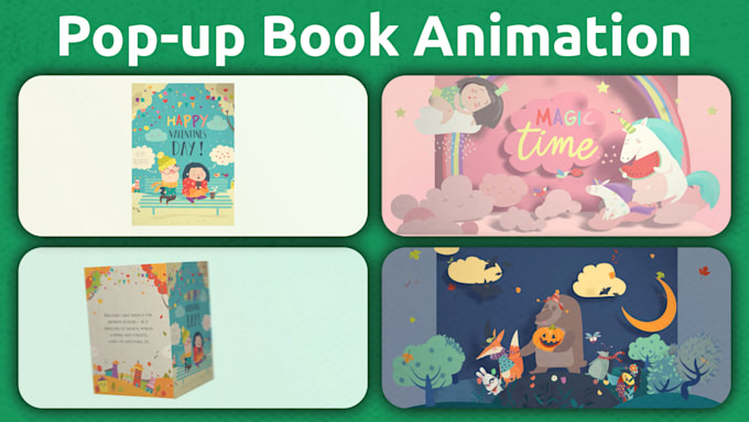 Create an impressive pop up book animation by Djalaldjinmy | Fiverr