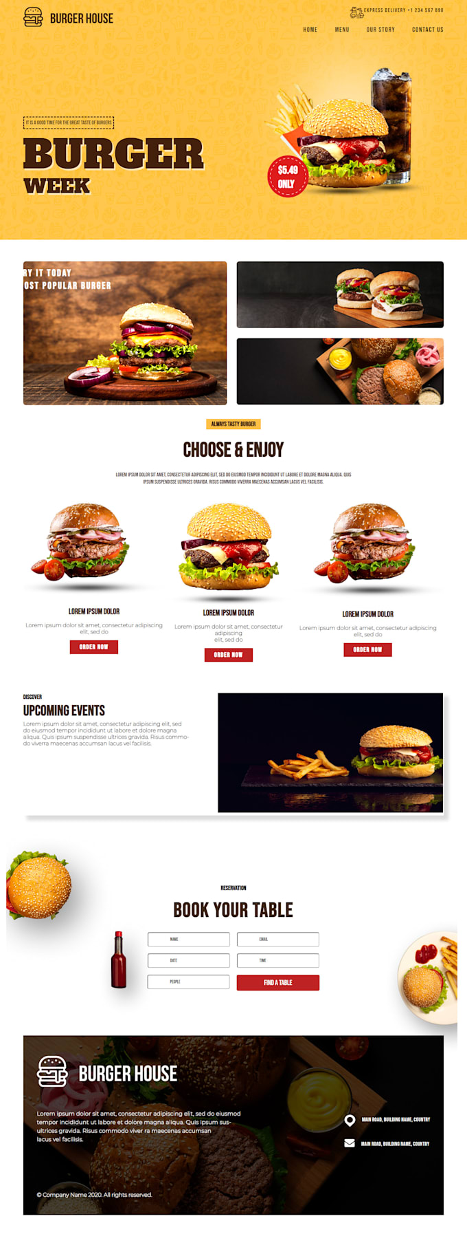 Design responsive website layout using html css and js by Ahsanshyk ...
