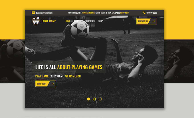 Create an eye catching website ui ux design by Neeldoshii | Fiverr Create an eye catching website ui ux design by Neeldoshii | Fiverr