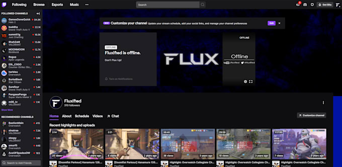 Create twitch and youtube branding for streamers by Sophiafowler | Fiverr