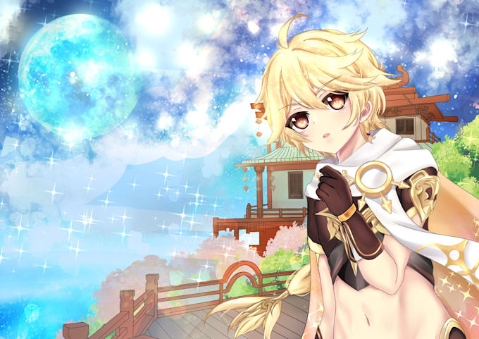 Make your visual novel oc, game characters, or fanart by Chastefei | Fiverr