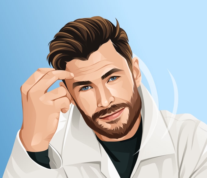 Draw cartoon vector portrait from your photo by Frahdiko_ | Fiverr Draw cartoon vector portrait from your photo by Frahdiko_ | Fiverr