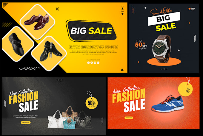 Design animated gif banner, ads, logo, flyer, poster for your business ...