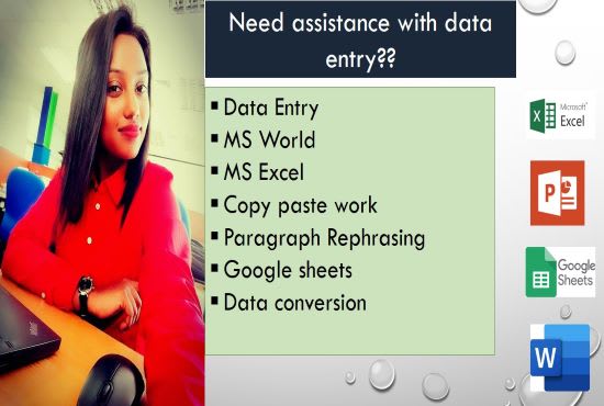 Help you with any data entry tasks by Methdreams | Fiverr