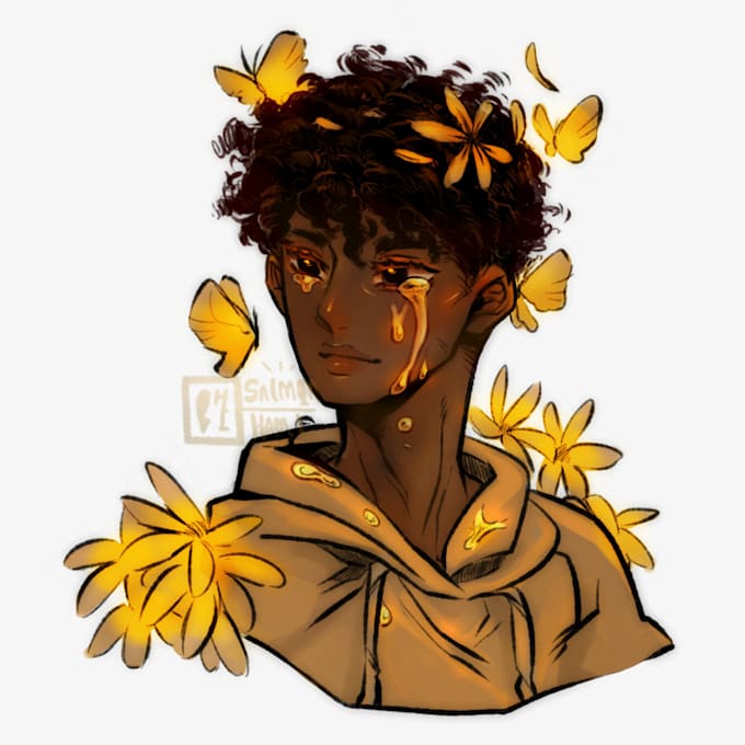 Draw unique characters bust drawings by Salmonhamleona | Fiverr