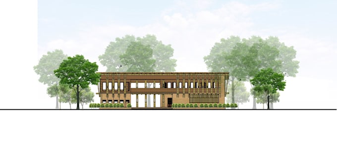 Render 2d plan, elevation, section in photoshop by Mooncreativedes | Fiverr