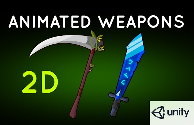 Design and animate a weapon in unity by Halfondarr | Fiverr