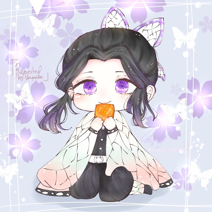 Cute chibi art commission by Sugaryuki | Fiverr