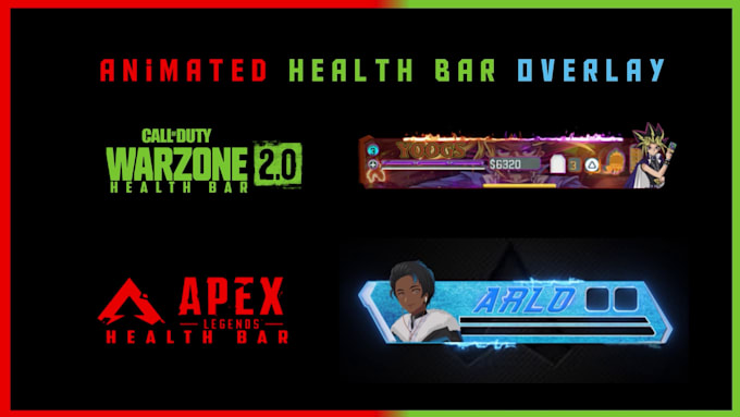 Make warzone 3 updated and apex legends health bar overlay by ...