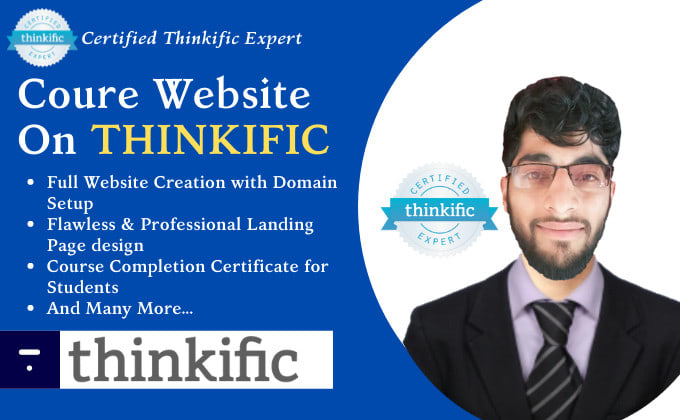 Create thinkific, teachable online course website by Talwarapps | Fiverr