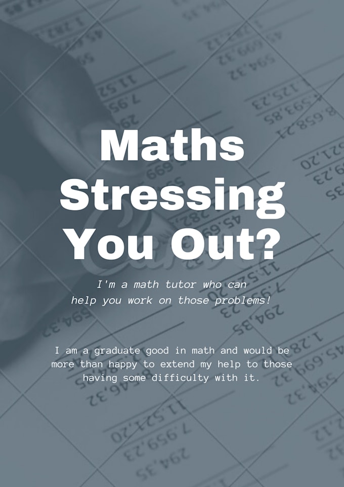 Make you good at mathematics by Ramya_durga | Fiverr