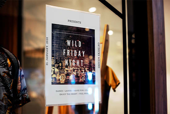 Design stylish flyer, poster or magazine ad, by Pavlitos | Fiverr