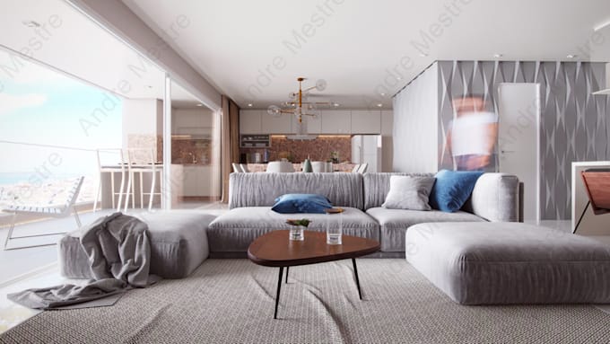 Create hyper realistic indoor 3d visualizations by Andre_b_mestre | Fiverr