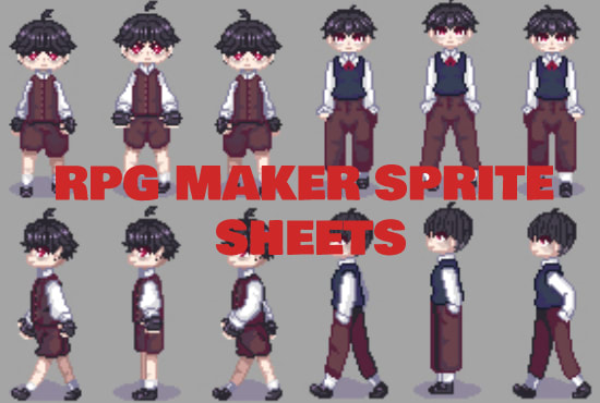 Design your rpg maker characters by Lemonoky | Fiverr