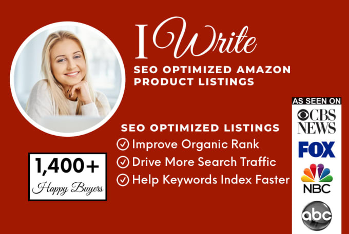 Write your seo optimized amazon product listing by Amazonsavior | Fiverr Write your seo optimized amazon product listing by Amazonsavior | Fiverr