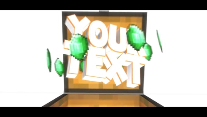 Make an awesome minecraft intro with any text in this chest by ...