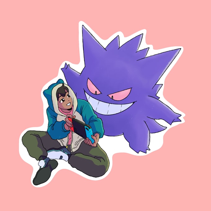 Draw your pokemon unite characters by Alexjadeart | Fiverr