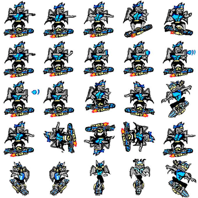 Make you a retro short animated gif and sprite sheet by Rshep83 | Fiverr