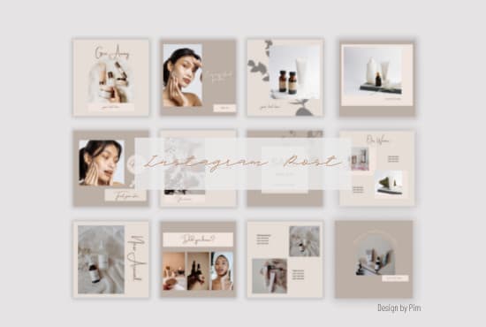Create editable aesthetic instagram post template by Narissarapimma ...