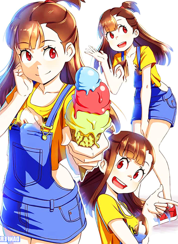 Create fan art,anime or cartoon character of yourself by Rana_rony2 ...