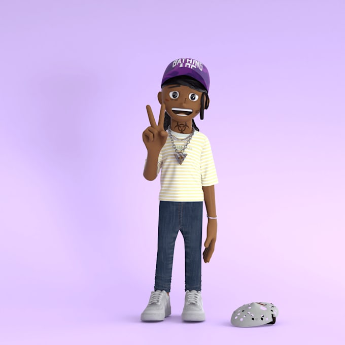 Design a dope 3d cover art in my style by Sandbox000 | Fiverr