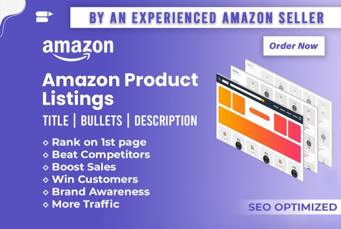 Write seo amazon product listing description optimization by Zeeshan276 ... Write seo amazon product listing description optimization by Zeeshan276 ...