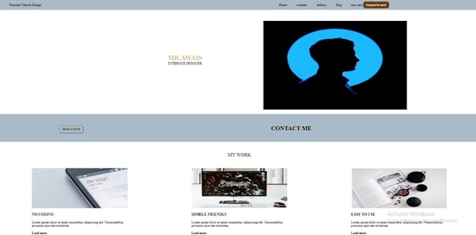 Build your website with html, css, and javascript by Awaisali828 | Fiverr