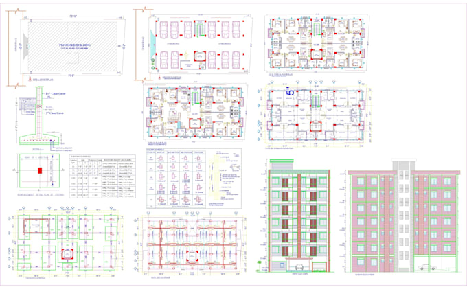 Redraw architectural 2d floor plans,sections,elevations, and any autocad drawing by Rashed61 ...