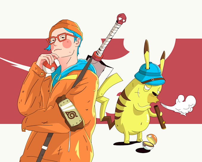 Draw detailed anime character by Ngcha1 | Fiverr