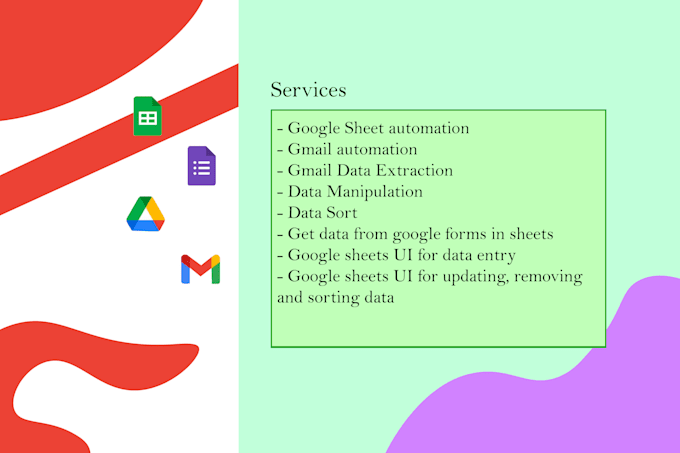 Automate google sheets, forms, excel, drive, mail by Saad649 | Fiverr