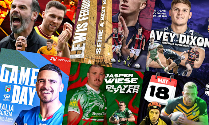Create sports posters for social media by Connorb9 | Fiverr